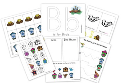 Birds Preschool Pack ~ Bird Printables